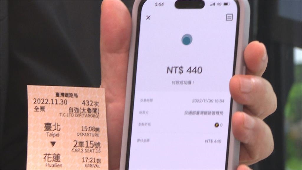 台鐵增9家行動支付 LINE Pay、街口都可以｜四季線上4gTV