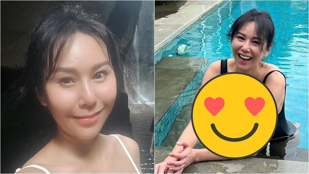 47歲洪曉蕾掌握流量密碼！深U泳衣「差點掉出來」網嗨：貨真價實｜四季線上4gTV