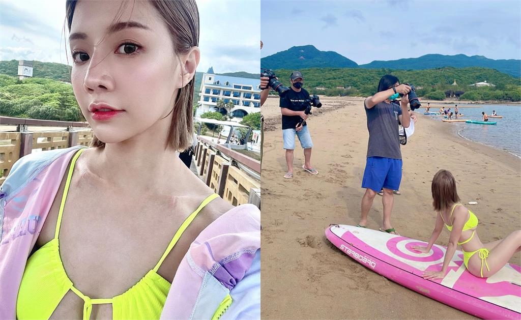 最正MC辣穿中空比基尼！放送「寫真側拍視角」電暈2萬網：融化我了｜四季線上4gTV