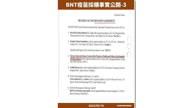 擋BNT疫苗採購？ 周志浩秀4大合約 採購時程表曝光｜四季線上4gTV