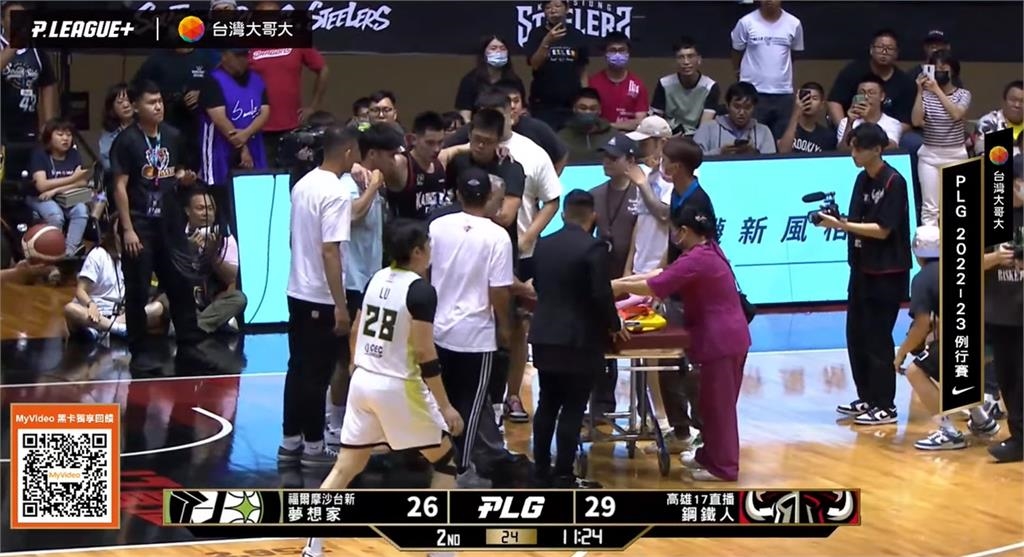 PLG／終局之戰夢碎！林書豪濺血送醫傷退 鋼鐵人輸球無緣季後賽｜四季線上4gTV