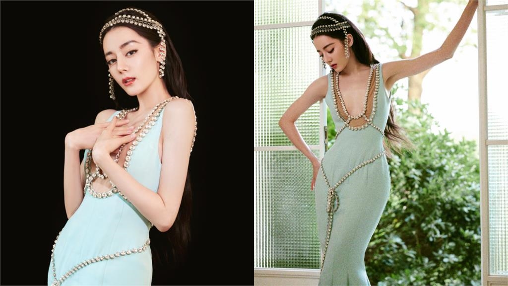 迪麗熱巴扮美人魚太火辣！水鑽禮服「胸前開U」全看光網嗨：女神降臨｜四季線上4gTV