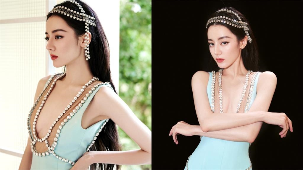 迪麗熱巴扮美人魚太火辣！水鑽禮服「胸前開U」全看光網嗨：女神降臨｜四季線上4gTV