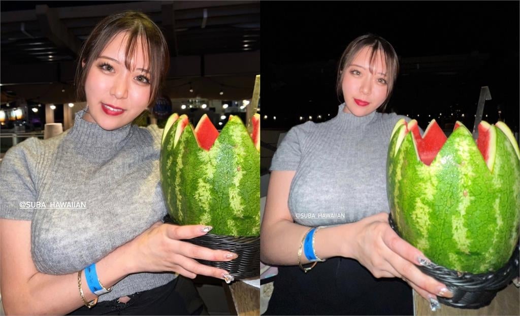 正妹緊身衣蔬果行合照「超越哈密瓜」太震撼！本人IG私帳「巨量猛料」遭挖出｜四季線上4gTV