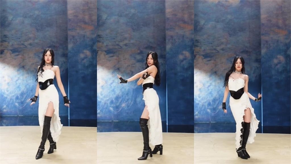 TWICE「黑天鵝」才曬絕美露背殺！高衩裙熱舞「辣洩蜜腿」39萬網看暈｜四季線上4gTV