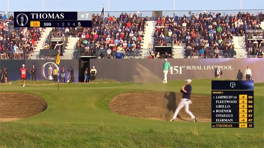 PGA英國公開賽超糗畫面 「從沙坑切到另一個沙坑」｜四季線上4gTV