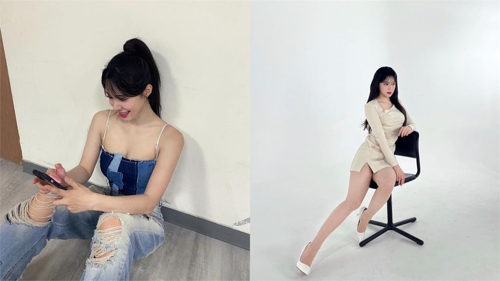 李多慧「一塊布裹身」滑手機炸出白嫩Q彈！兇狠OL裝「險走光」網看暈｜四季線上4gTV