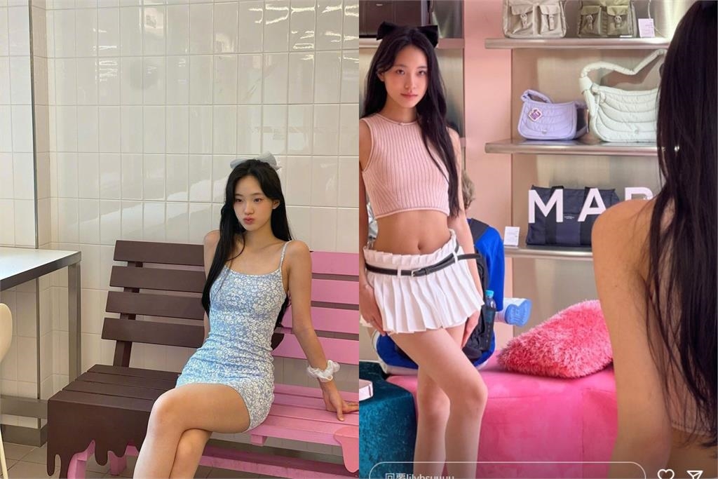 街頭巧遇小S女兒們！Elly一塊布裹身、Lily超迷你短裙「清涼穿搭」洩完美身材｜四季線上4gTV