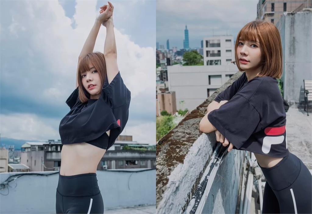 最正MC頂樓運動片流出！激短衣上縮「黑bra全露餡」網暈：迷死人了｜四季線上4gTV