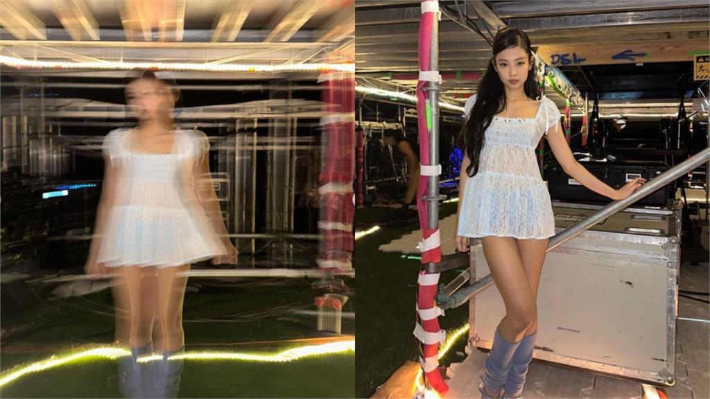 Jennie「透視激短小洋裝」擋不住誘人黑BRA 若隱若現「開大絕超惹火」｜四季線上4gTV