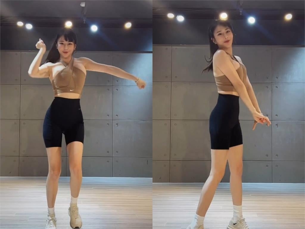 梓梓穿激辣「X型運動Bra」！嗨跳韓舞「小碎步狂抖」網暈：好蹦｜四季線上4gTV