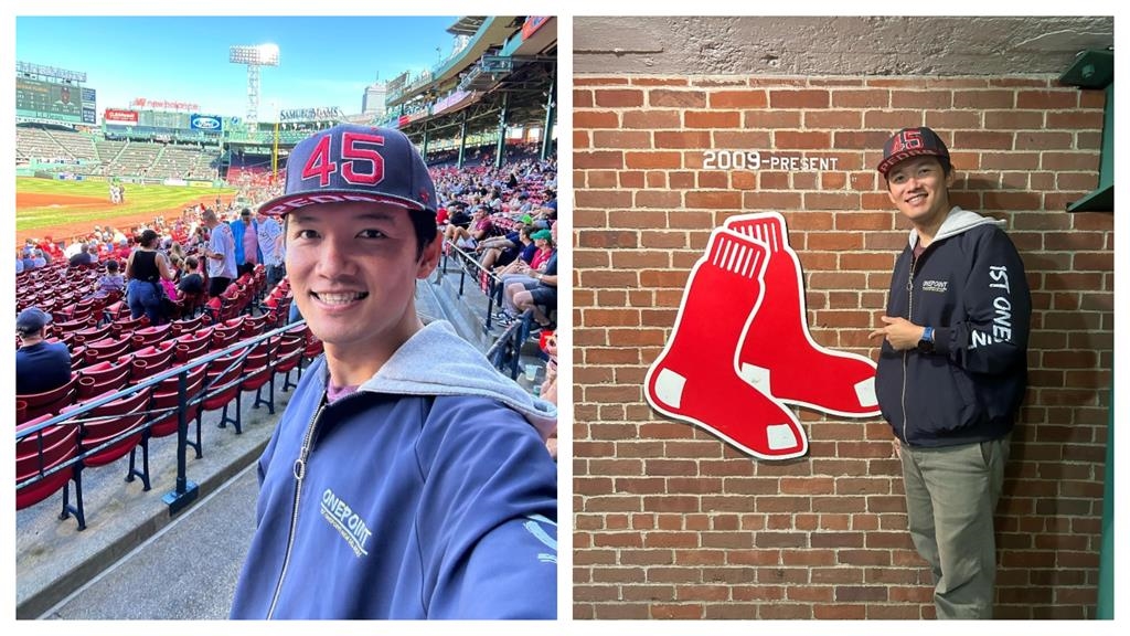 才剛嗨掉紅襪總監！台南Josh朝聖芬威球場…網見這一幕急勸：放過張育成｜四季線上4gTV