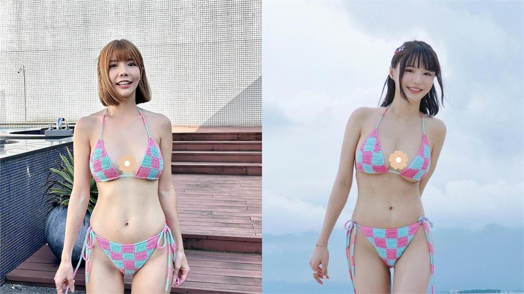 最正MC出借3萬奢華比基尼！元元跪姿炸「倒V曲線」網嗨爛：謝謝艾融｜四季線上4gTV