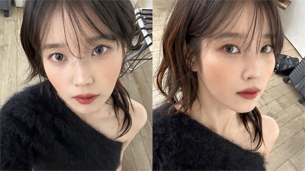 IU襯衫忘了扣「壯闊黑蕾絲」大穿幫！「伸手猛扯衣」350萬粉急壞：別感冒｜四季線上4gTV