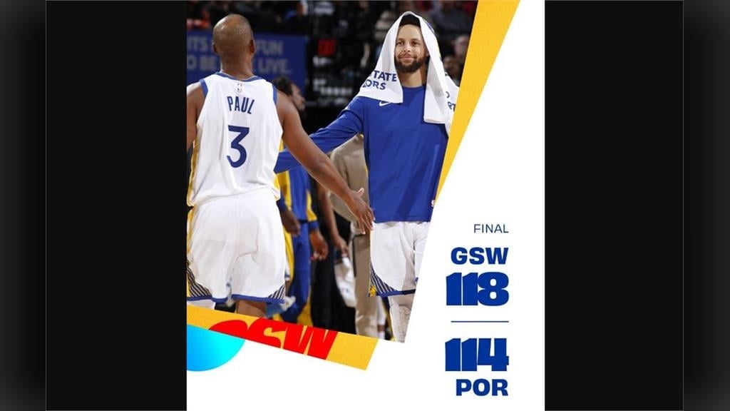 NBA／勇士獲勝柯瑞失落 連268場命中三分紀錄中斷｜四季線上4gTV