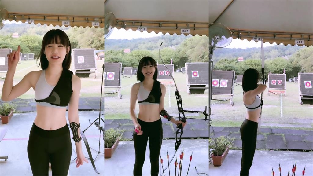 吳心緹只穿Bra野外彎弓狂射！一箭爆破「上下狂跳」網讚：果然是精靈｜四季線上4gTV