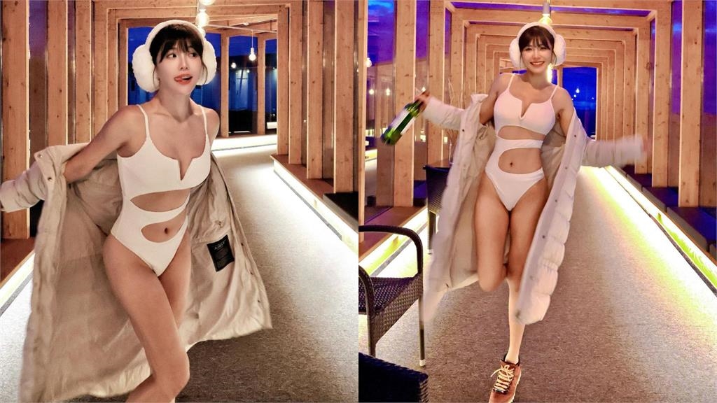 壯壯冰島泡溫泉「冰火五重天」！挖洞泳衣「胸前開深V」激辣美照流出｜四季線上4gTV
