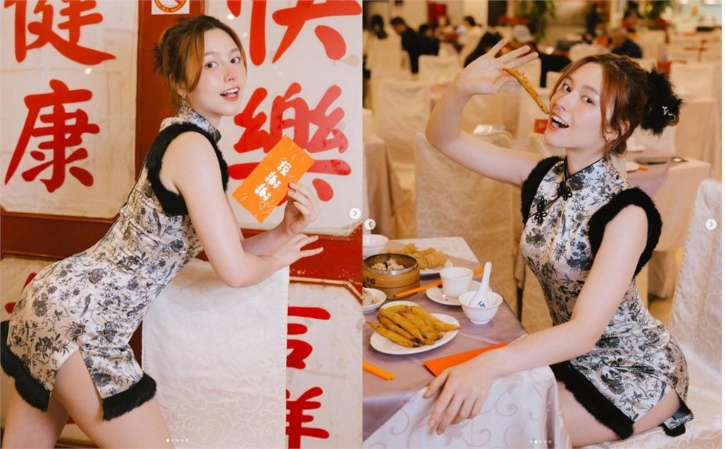 台德混血正妹「高衩直逼臀下」！旗袍洩「雪白領域」PTT暴動：我婆超頂｜四季線上4gTV