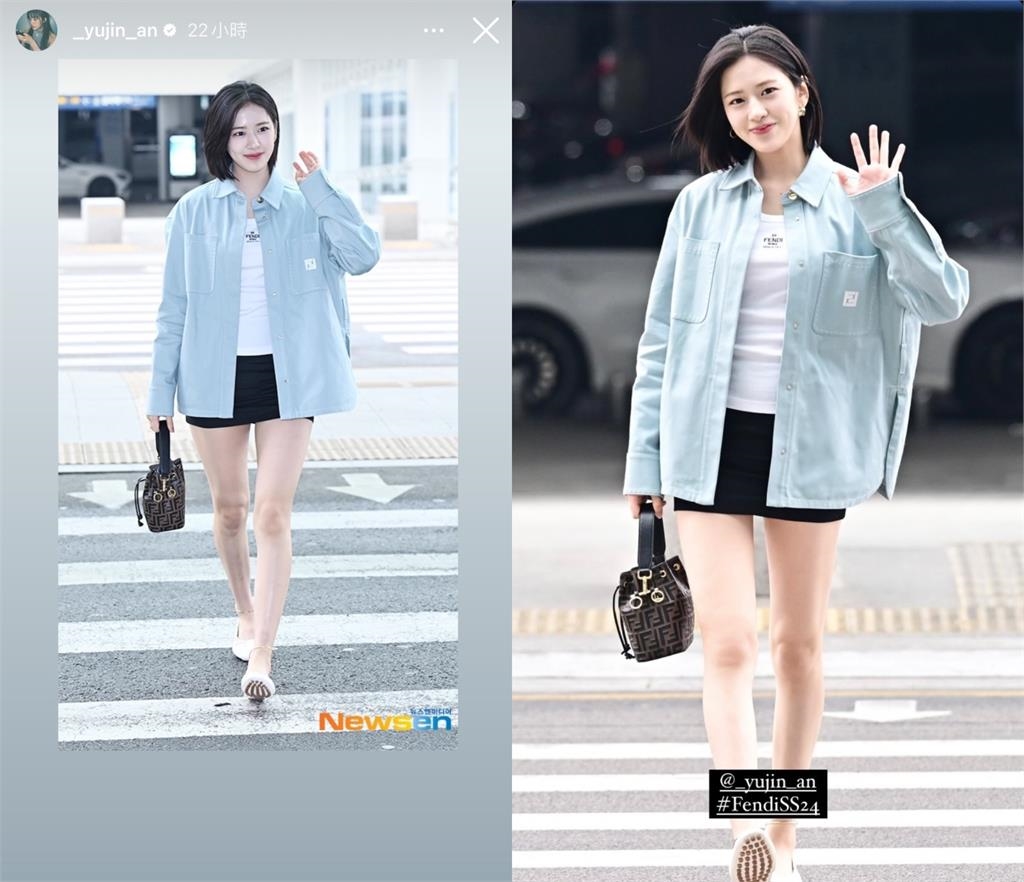 IVE安俞真「平底鞋+激短裙」洩逆天美腿！「機場照瘋傳」短髮控暈爛｜四季線上4gTV