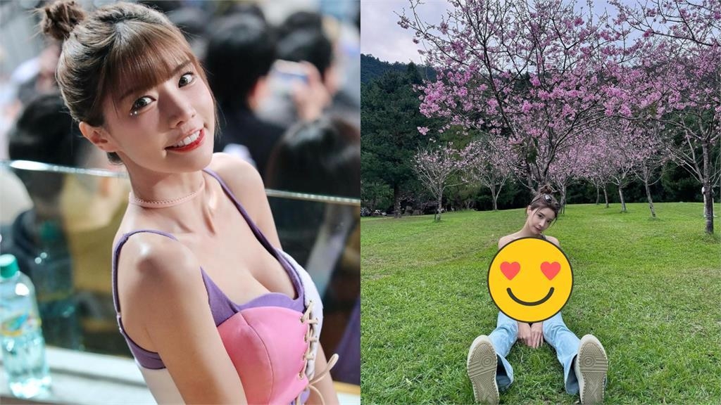 辣妹沒冬天！最正MC「只裹1塊布」賞櫻 超犯規美照網激喊：人比花嬌｜四季線上4gTV