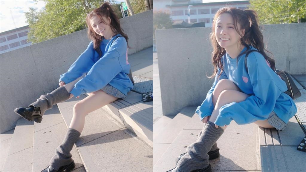 38歲解婕翎「暗黑JK照」流出！抬腿解放「巨大U字」網嗨爛：最頂宅男女神｜四季線上4gTV