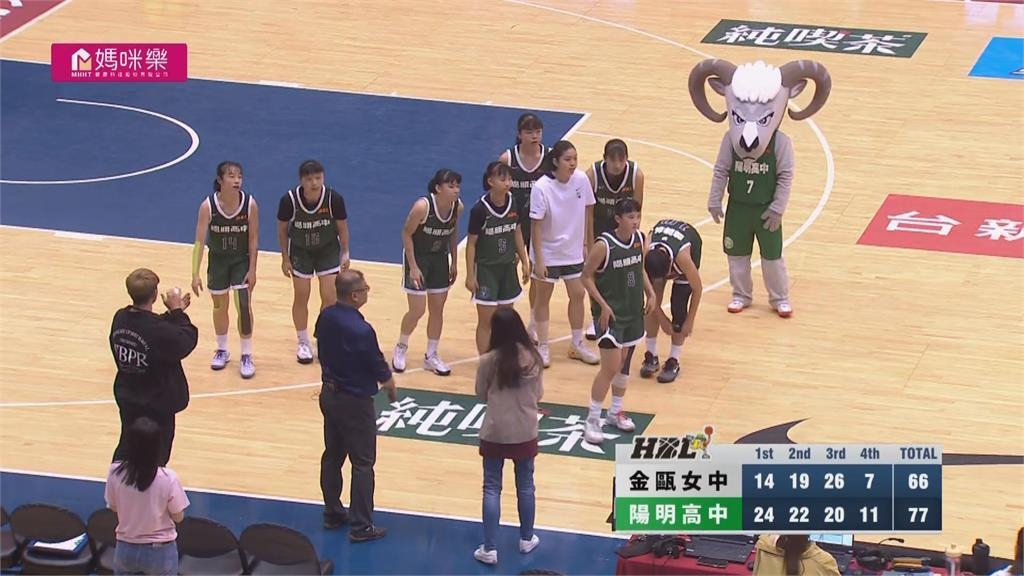 HBL／女生組季軍賽 陽明高中77：66戰勝金甌女中蟬聯季軍｜四季線上4gTV