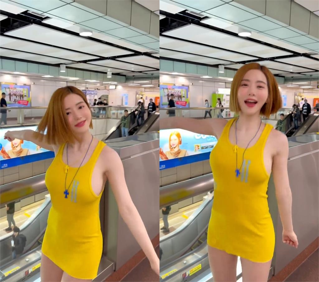 DJ SODA現蹤台北捷運站！激短洋裝「側邊大挖空」狂暴蹦跳曝1喜訊｜四季線上4gTV