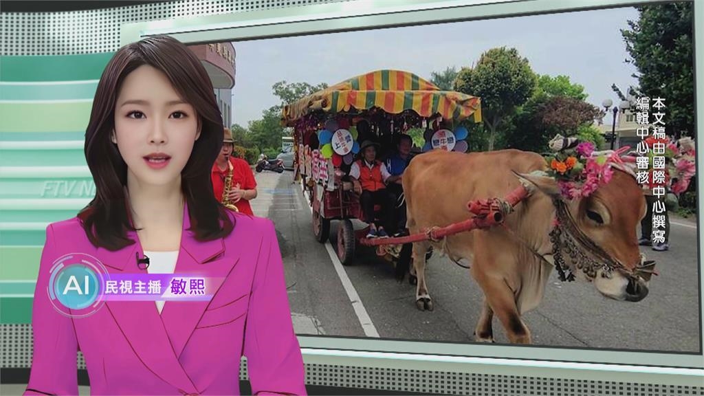 敏熙報氣象／520「我愛你」 新人登記結婚 萬丹「牛車迎親」添趣味｜四季線上4gTV