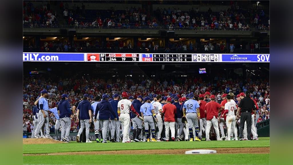 MLB／砸人引爆板凳清空 光芒投手、總教練懲處下場出爐｜四季線上4gTV