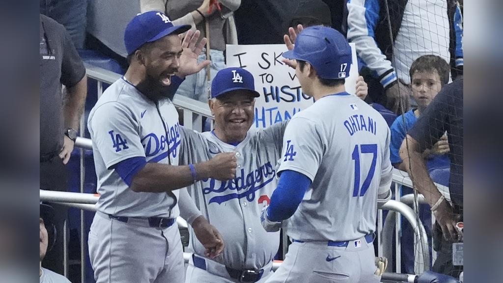 MLB（影）／達陣「50-50」普天同慶 道奇主帥賽後邀大谷做「這事」慶祝｜四季線上4gTV