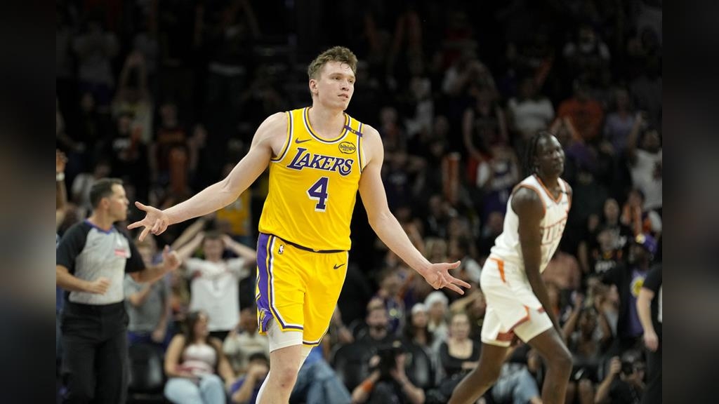 NBA(影)／湖人小菜鳥驚奇演出！ 對太陽熱身賽表現竟能比肩AD｜四季線上4gTV