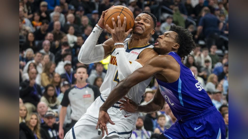 NBA(影)／金塊2024年最後一戰 締造多項紀錄客場擊敗爵士｜四季線上4gTV