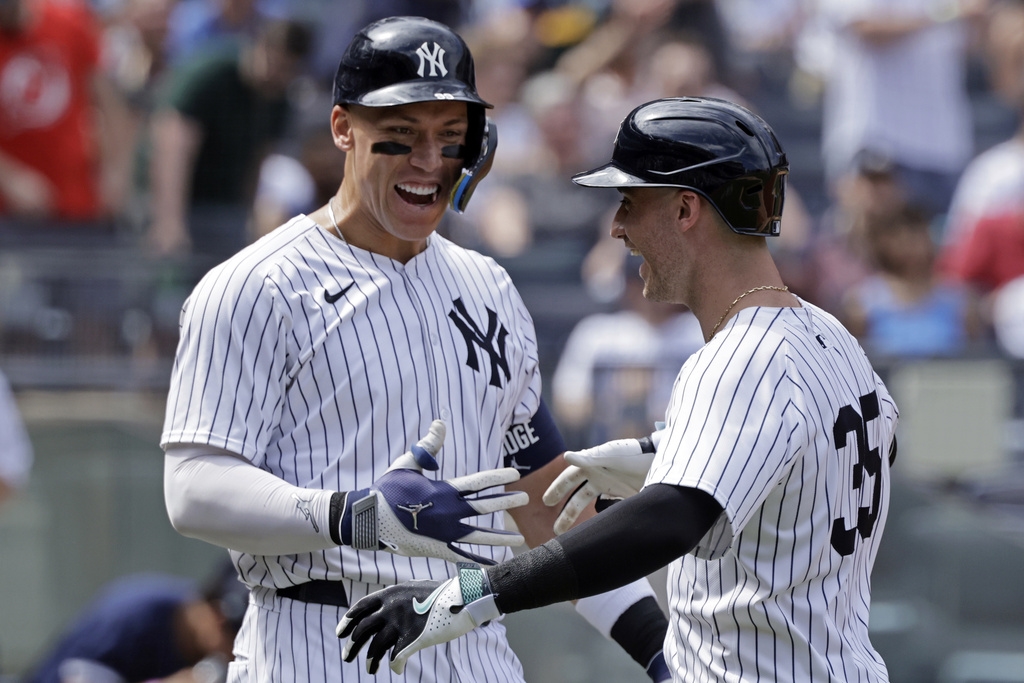 MLB(影)／法官開庭單場雙響砲！賈吉30轟炸裂球場 運動家無力抗辯｜四季線上4gTV